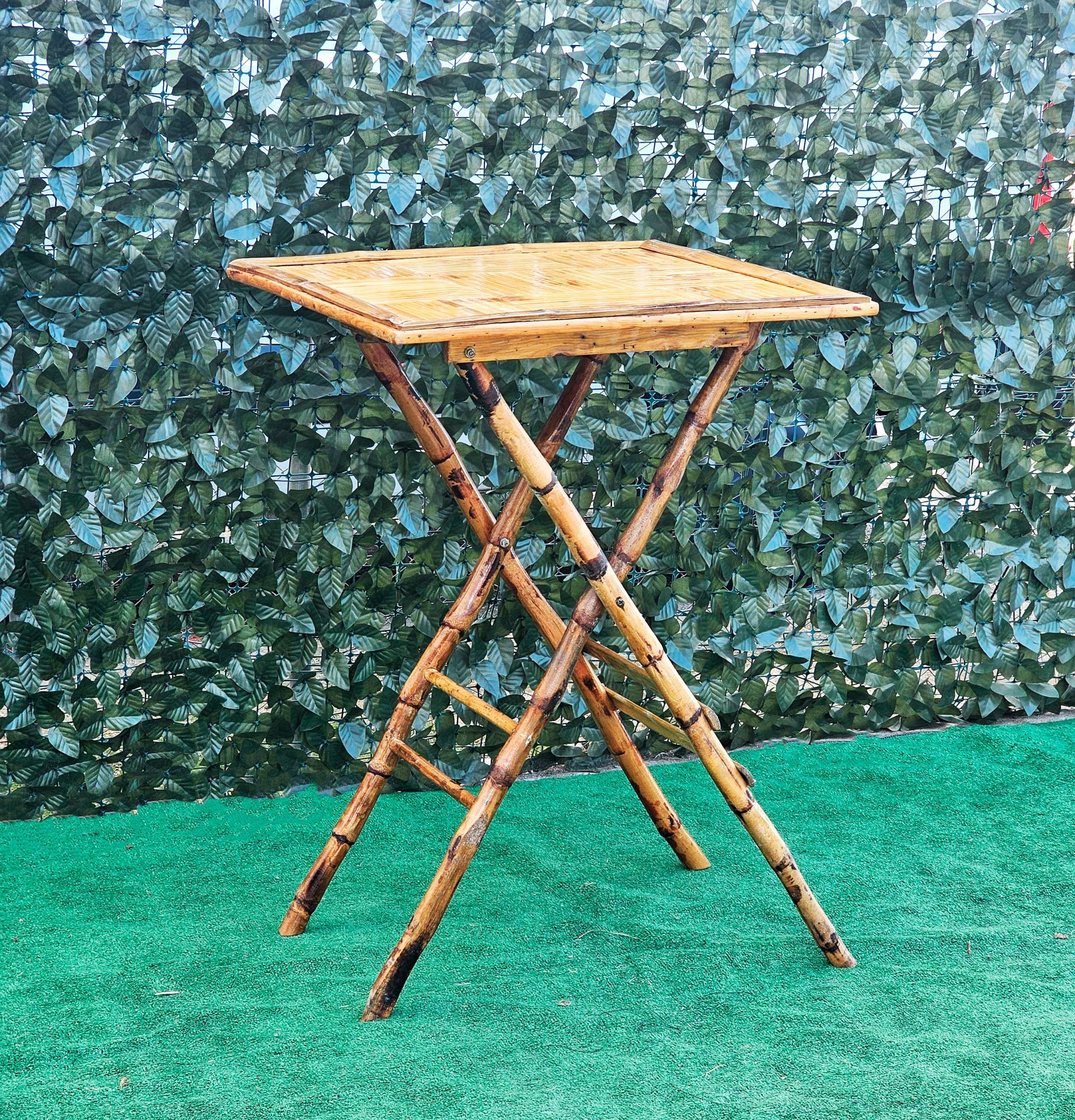 MESA PLEGABLE ALTA BAMBÚ Eventos MilMar MESA PLEGABLE ALTA BAMBÚ